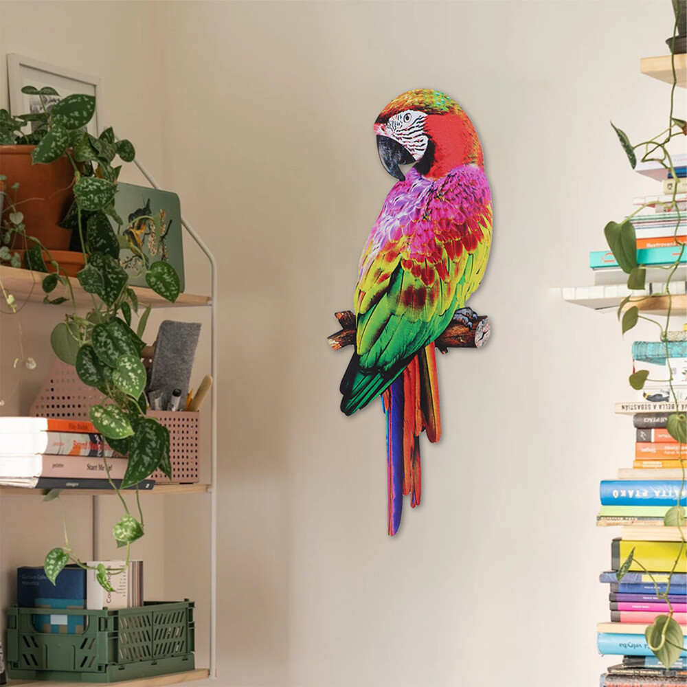 Iron Parrot Pendant Astetic Room Decor Indoor Bird Wall Decoration | eBay