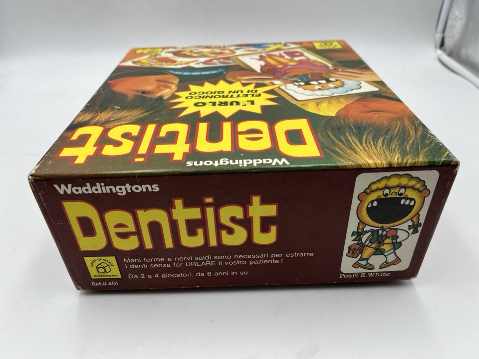 Vintage Electronic Dentist Board Game Waddingtons Hose Of Games Year ...