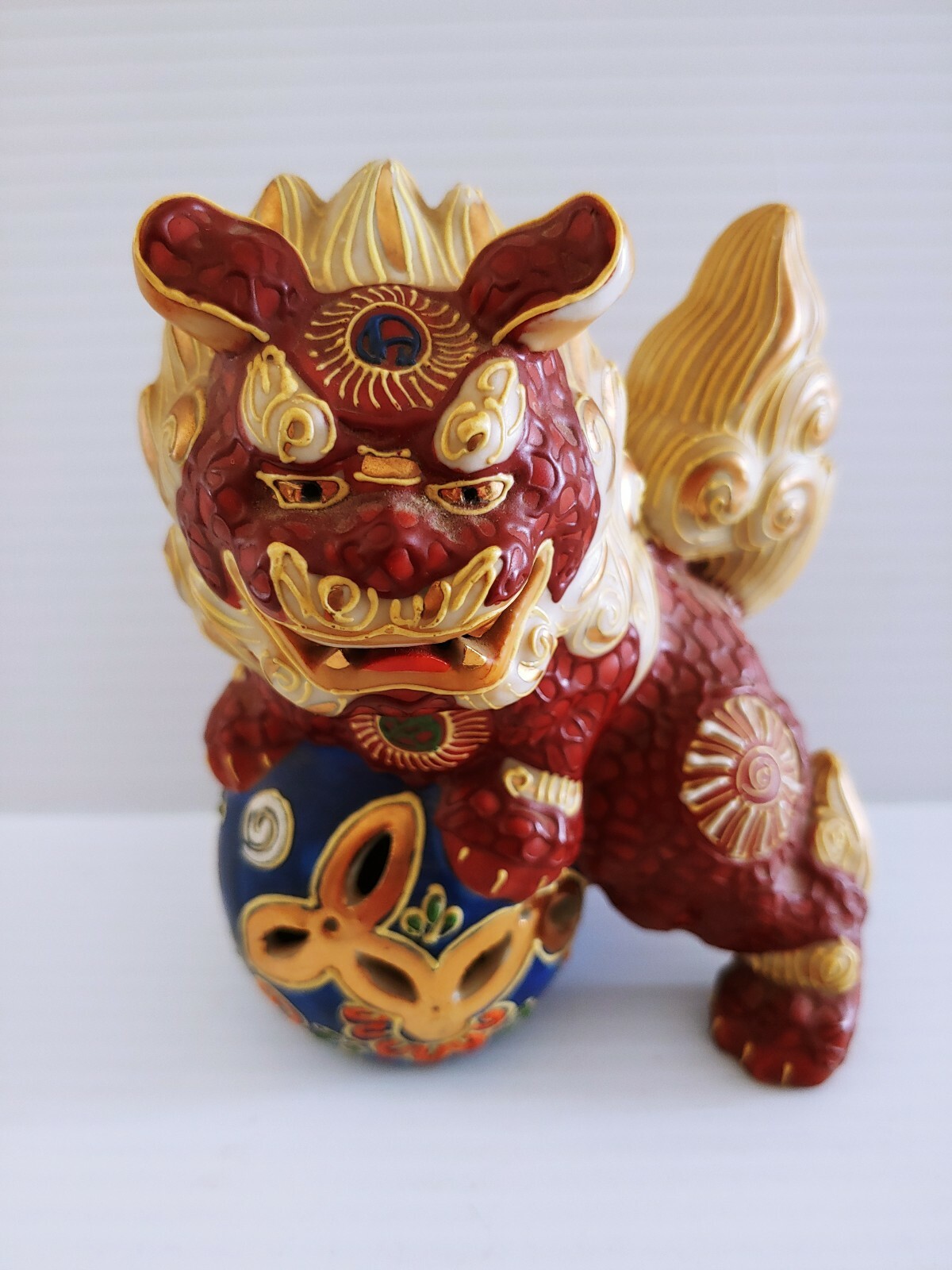 Vintage Japanese Shi Shi Lion Dogs Komainu Japan Foo Dog Statues 4.75 ...