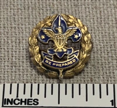 Vintage SCOUT COMMISSIONER Boy Scouts Leader Collar Lapel PIN Executive ...