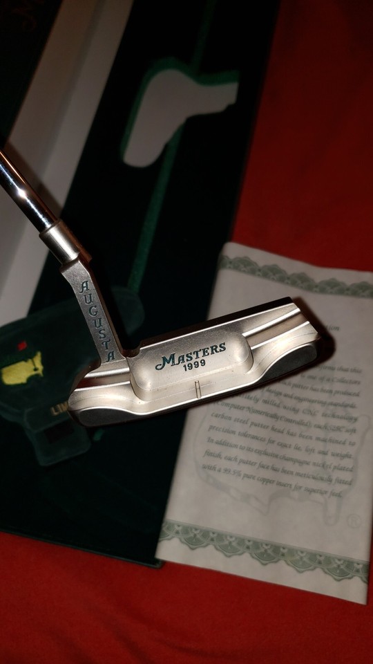 1999 MASTERS PUTTER FROM AUGUSTA NATIONAL (63 OF 500) SUPER RARE ...