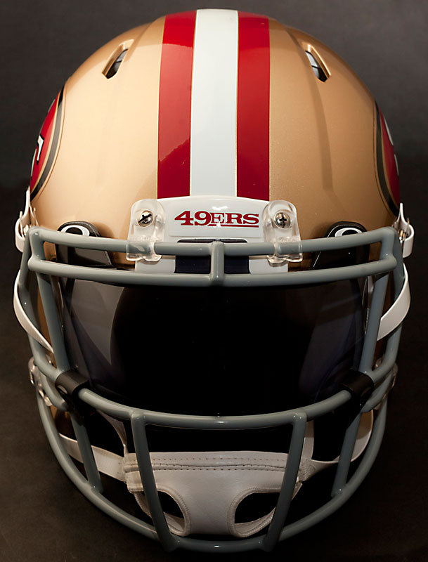 SAN FRANCISCO 49ers NFL Authentic GAMEDAY Football Helmet w/ OAKLEY Eye ...