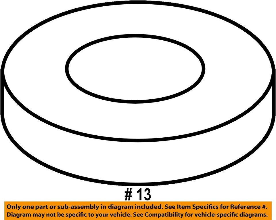 HONDA OEM 07-22 CR-Z Struts Components-Strut Mount Washer 90551SAA000 ...