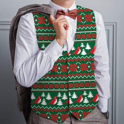Novelty Christmas Jumper Pattern - Winner Christmas Dinner Waistcoat ...