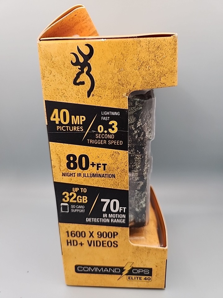 NEW BROWNING TRAIL CAMERA Command Ops Elite 40MP Trail Camera (BTC-4E40) | eBay