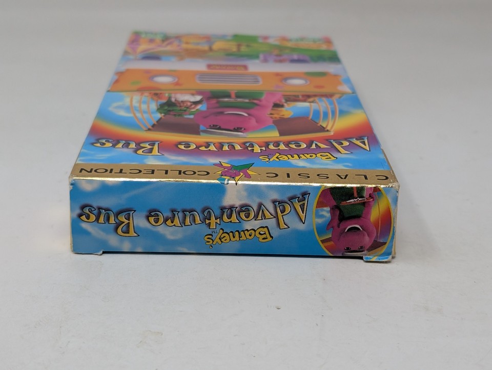 BARNEY'S Adventure Bus VHS Barney Purple Dinosaur Sing Along 1997 ...
