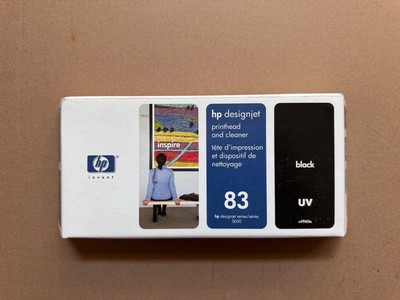 2018/2019 HP 83 BLACK PRINTHEAD & CLEANER DESIGNJET 5000 5500 C4960A | eBay