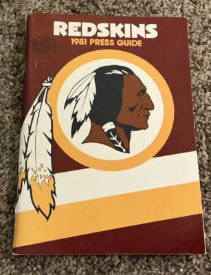 Vintage 1981 Washington Redskins Press Guide Media Guide Football NFL ...