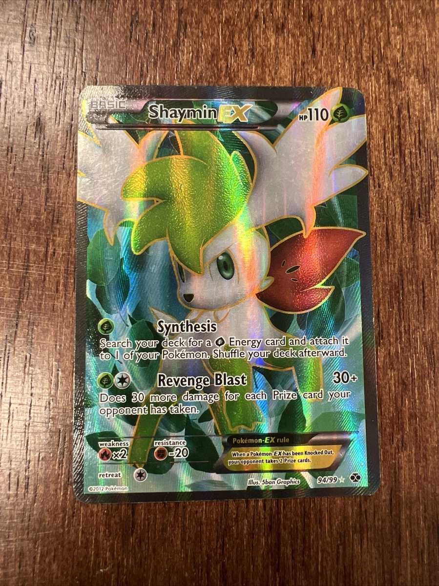 Pokemon Full Art Shaymin Ex