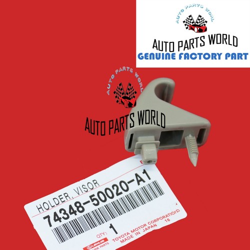 GENUINE OEM TOYOTA LEXUS GS300 LX470 GS430 IVORY SUN VISOR HOLDER 74348 ...