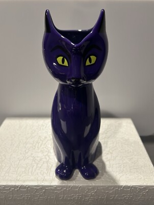 Disney Parks Hocus Pocus Halloween Binx Ceramic Milk Jug Purple Cat ...