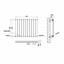 Oval Column Flat Panel Radiator Horizontal Vertical Design Central ...
