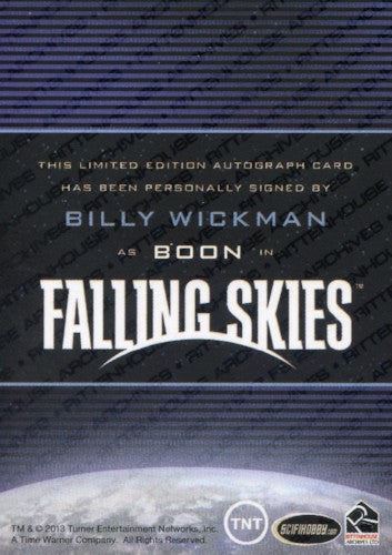 Falling Skies Season 2 Premium Pack Billy Wickman Autograph Card | eBay