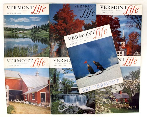 Lot 7 Vermont Life Magazines 1958-1961 Winter Spring Summer & Autumn | eBay