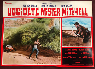 MITCHELL MOVIE POSTER ITALIAN 1975 JOE DON BAKER 5 | eBay