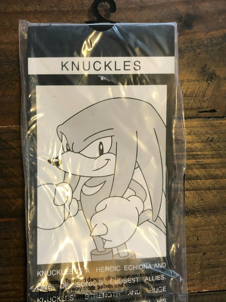 Sonic The Hedgehog Knuckles Woman's Knee High Socks Size 10-13 | eBay