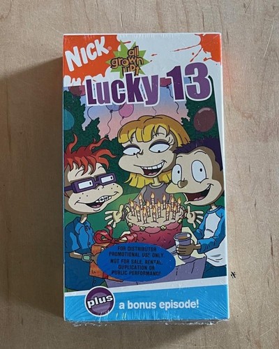 Nickelodeon ALL GROWN UP! Lucky 13 (2005) Sealed VHS Promo Animation ...