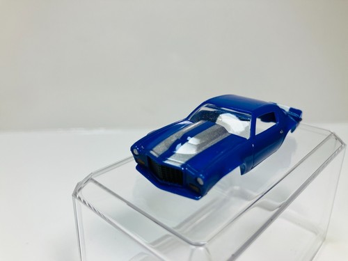 DASH MOTORSPORTS CAMARO BODY BLUE/SILVER use on Aurora, AFX, T-JET, HO ...