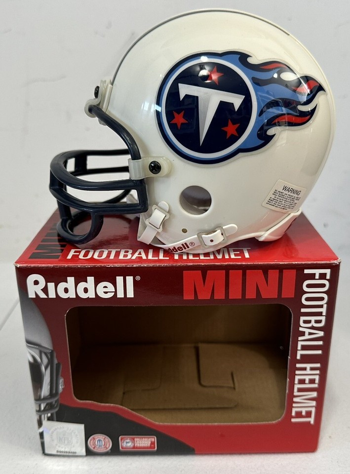 TENNESSEE TITANS RIDDELL VINTAGE MINI FOOTBALL HELMET 3-5/8 *NEW ...