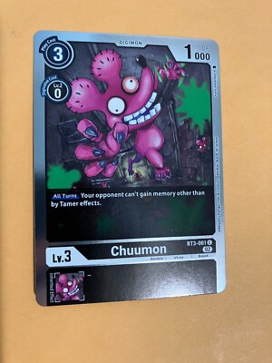 Chuumon BT3-061 C Foil Digimon CCG | Resurgence Booster NM | eBay