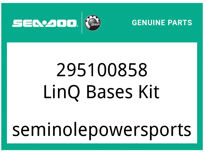 Sea-Doo OEM Part 295100858 LinQ Bases Kit | eBay