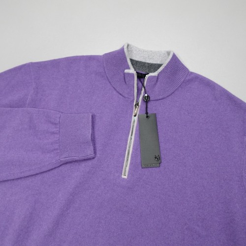Greyson Clothiers Sebonack 1/4 Zip Golf Sweater Amalfi Wool Cashmere ...