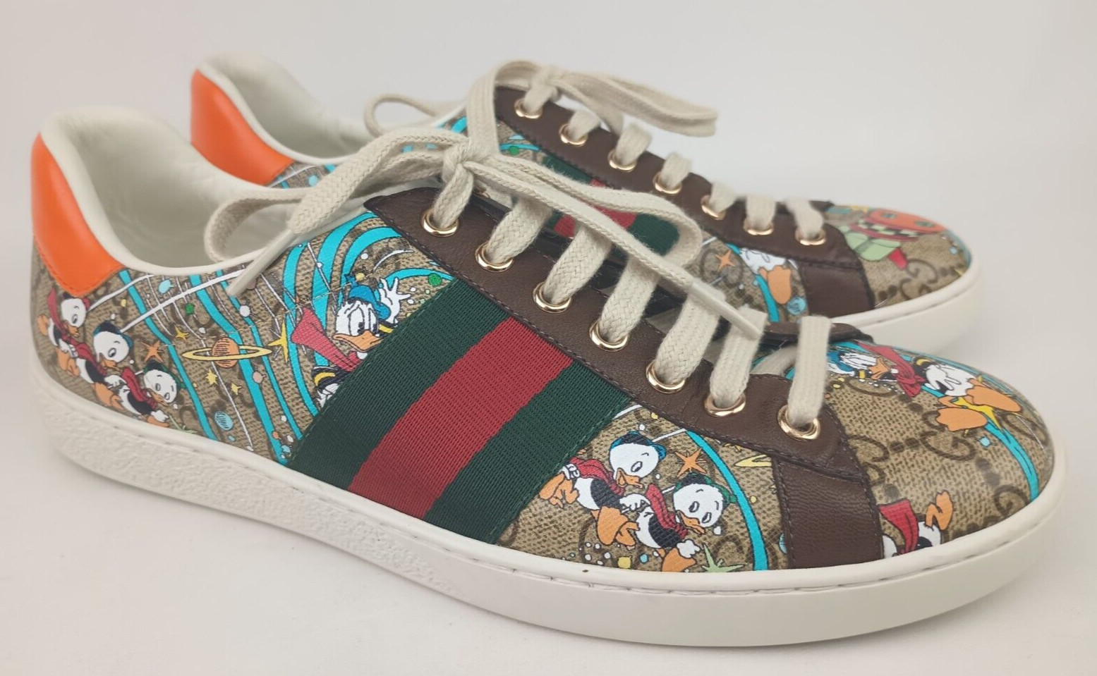 Gucci x Disney Donald Duck Men's Ace Sneakers Shoes S… - Gem