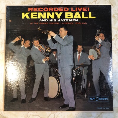 Kenny Ball And His Jazzmen Recorded Live 1962 Promo LP, VG+ Vinyl/VG+ ...