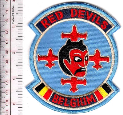 Aerobatic Belgium Royal Air Force Red Devils Display Team Belgique vel ...