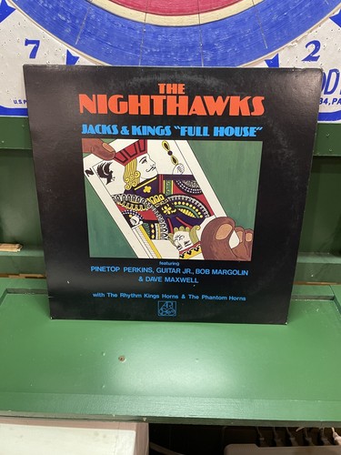 THE NIGHTHAWKS JACKS AND KINGS "FULL HOUSE" Vinyl Record LP Adelphi ...
