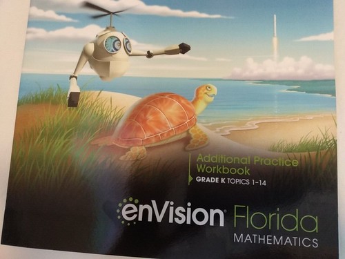 Envision- Florida Mathematics - Grade K - Practice Workbook Book - MINT ...