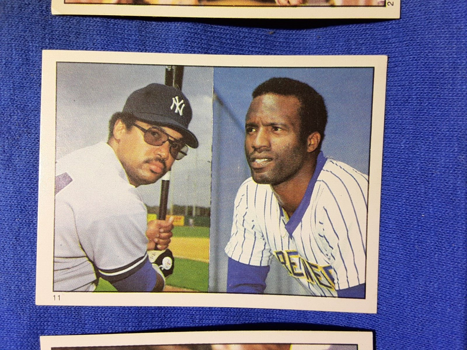 1981 Topps Stickers Reggie Jackson/Ben Oglivie Card #11 NM-Mint FREE ...