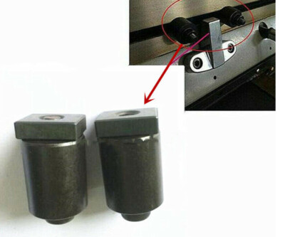 2pcsFOR Bridgeport Milling Machine Parts Power Feed Travel Stop Bock ...