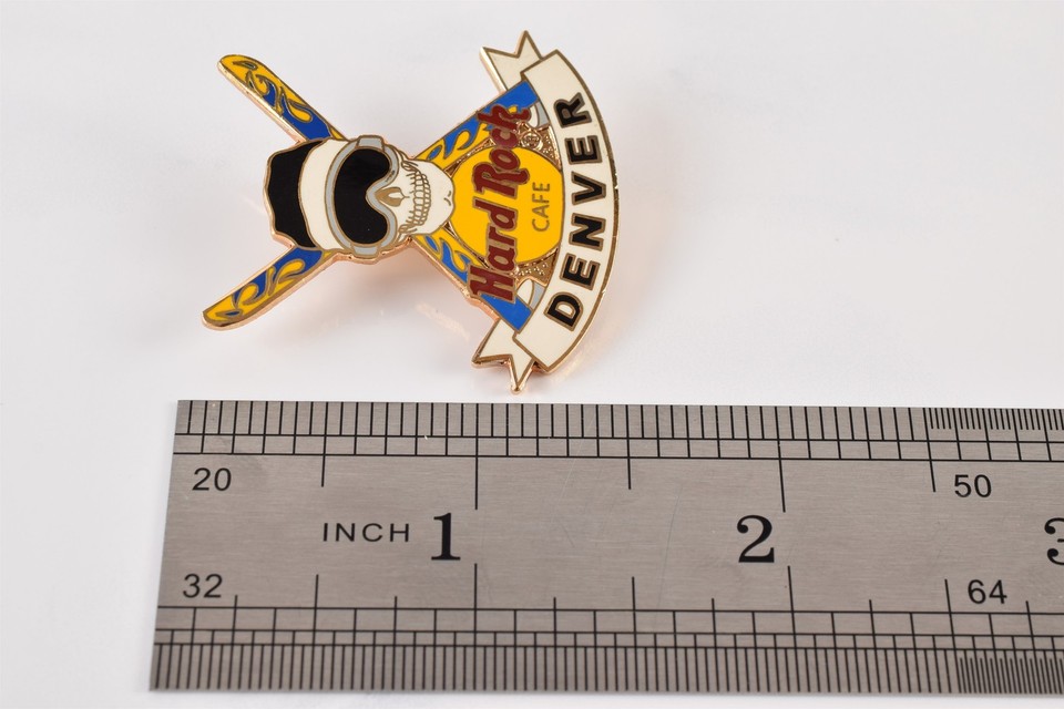 Vintage Hard Rock Café Lapel/Hat Pin Pinback Denver Skiing Dead Man | eBay