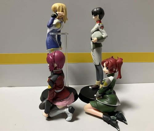 Gundam SEED DESTINY Seed Heroines Figure Set 4 Pieces Collectible Anime ...