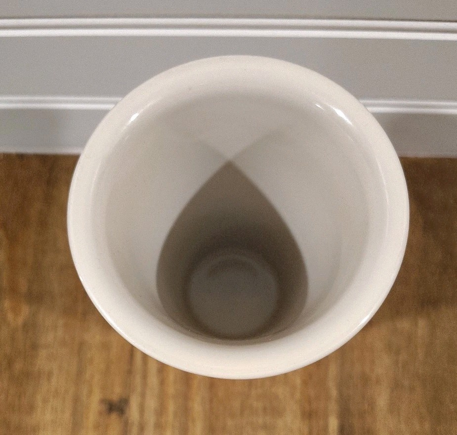 Longaberger Vitrified Pottery Purple & Green Paisley Coffee Tea Mug No ...