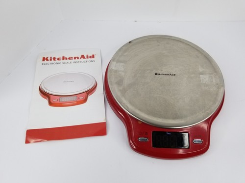 KitchenAid DIGITAL SCALE Red Up to 22lb Stainless Steel | eBay