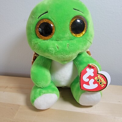 TY Beanie Boos - TURBO the Turtle (Glitter Eyes)(Regular Size - 6 inch ...