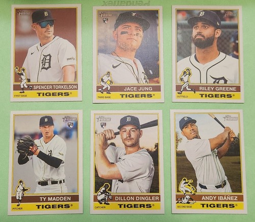 Lot Of 2025 Topps Heritage - Detroit Tigers - Base, Rookie, Insert | eBay
