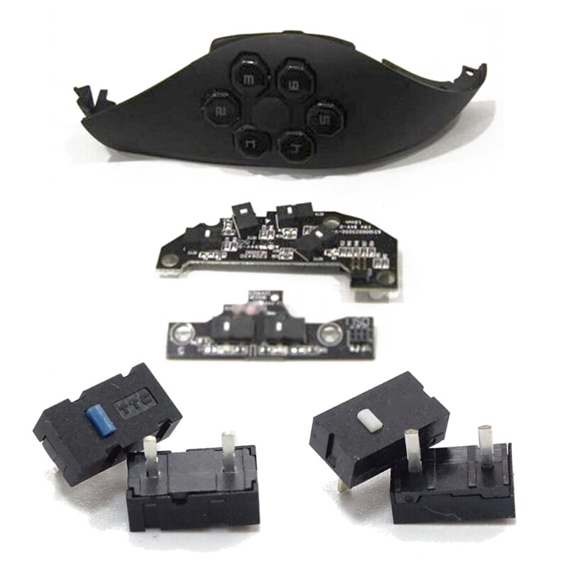 Gaming Mouse Momentary Push Button Micro Limit Switch 2 Pins Blue ...