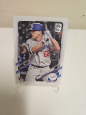 2021 Topps Update Series Rookie RC #US7 Luke Raley Los Angeles Dodgers ...