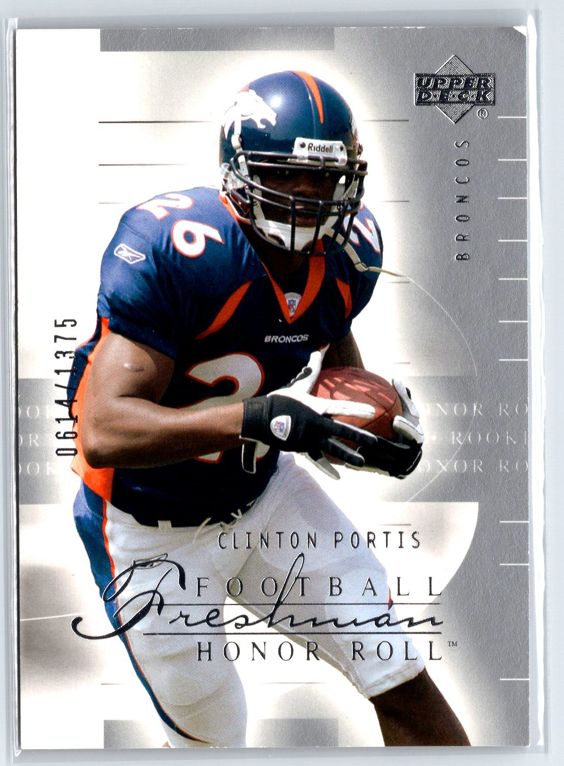 2002 Upper Deck Honor Roll #107 Clinton Portis RC Broncos /1375 | eBay