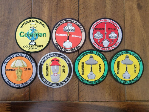 Coleman Lanterns International Collectors Club Patches - Lot of 7 | eBay