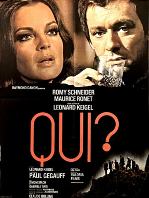Romy Schneider Maurice Ronet QUI ? Leonard Keigel 1970 60x80 | eBay