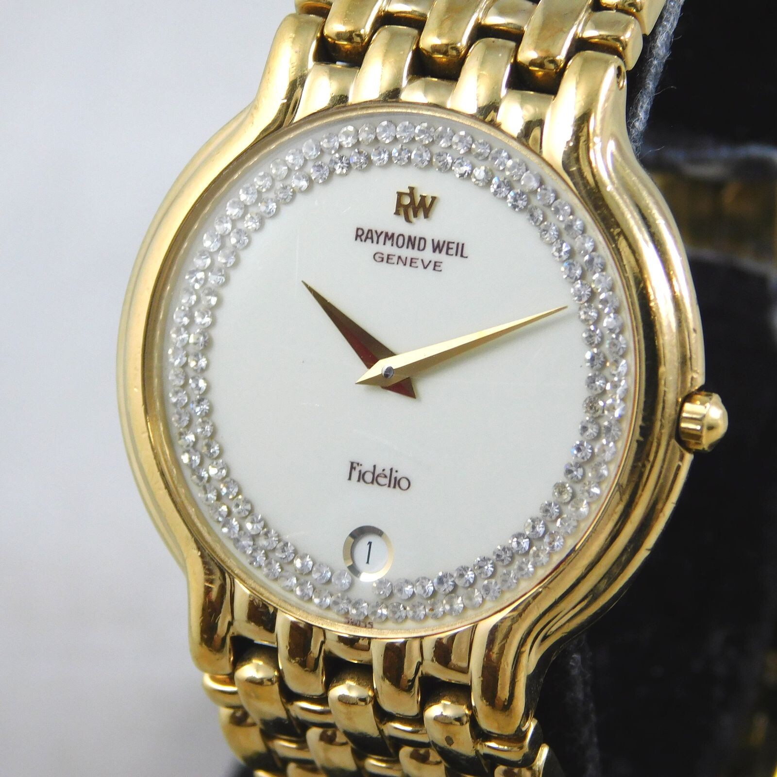 RAYMOND WEIL 4802 Fidelio 18K GOLD ELECTROPLATED MEN'S VINTAGE WATCH ...