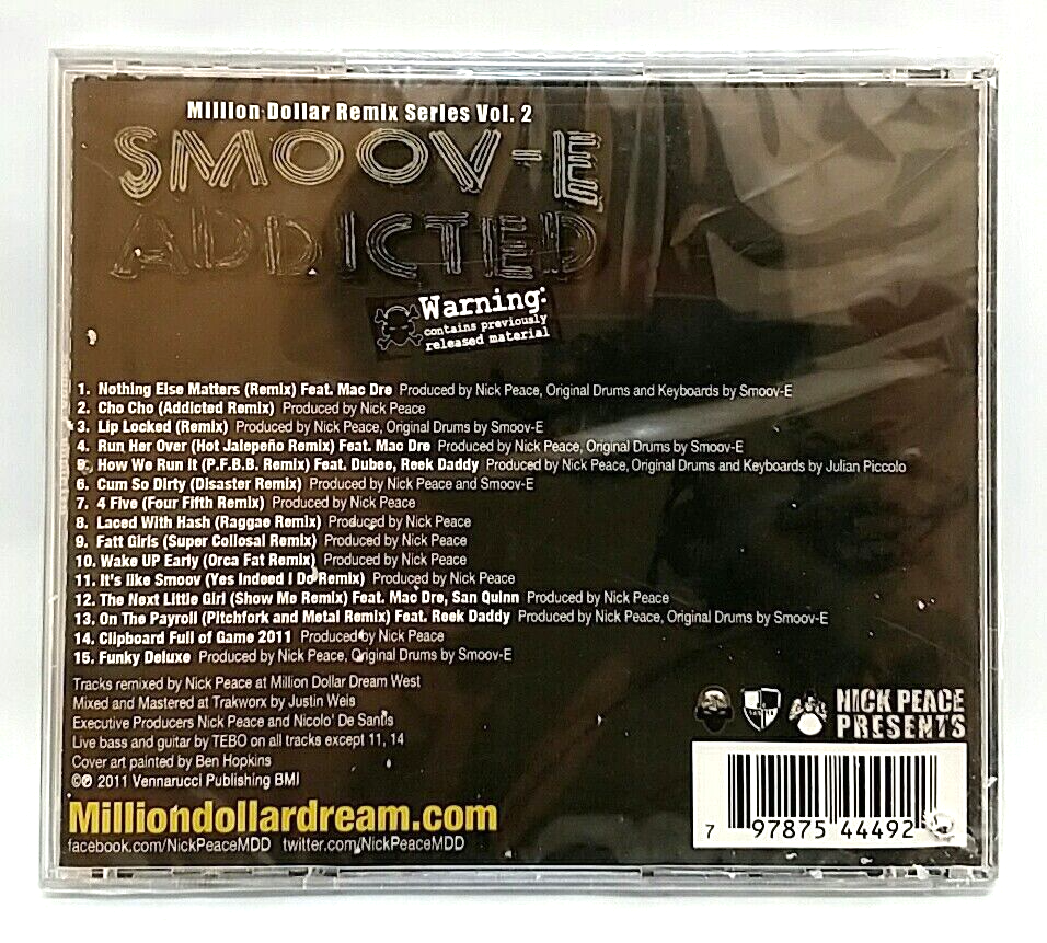 (CD) Smoov-E – Addicted (Million Dollar Remix Series Vol. 2) Brand New ...