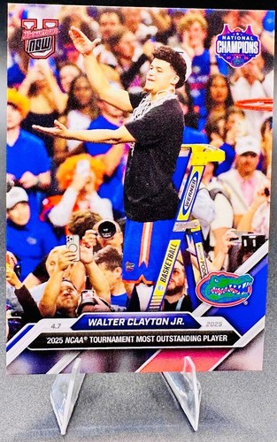 WALTER CLAYTON JR 2024-25 Bowman U NOW #109 NCAA Most Outstanding ...