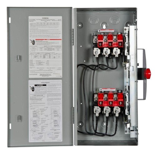 Siemen Double Throw Safety Switches 600-Volt 60-Amp 3-Phase 3-Pole Non ...