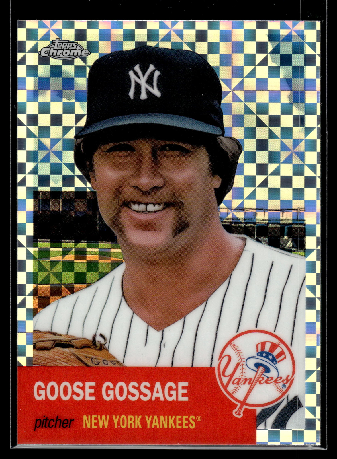 Goose Gossage 2022 Topps Chrome Platinum Anniversary X-Fractor Card ...