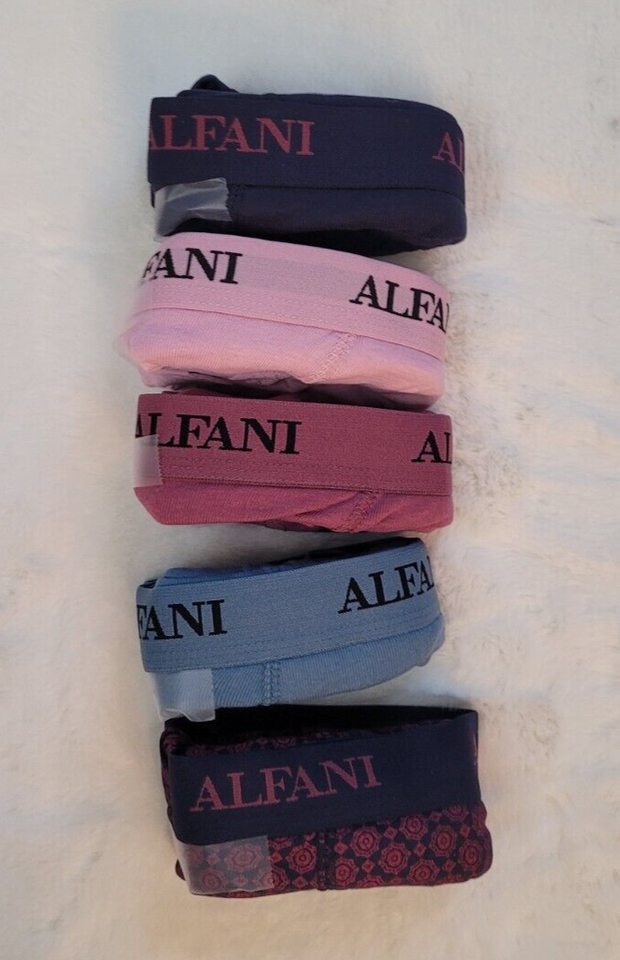 AlfaTech by Alfani Patterned Solid Trunks - Multi Color Pack - L - 5 ...